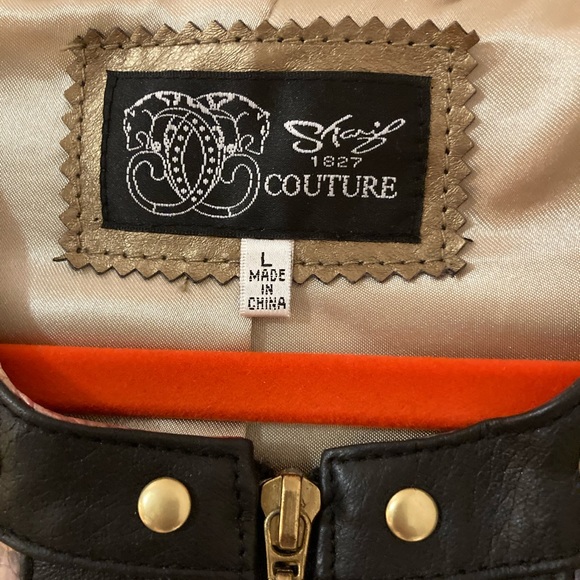 sharif Couture | Jackets & Coats | Sharif 827 Couture Leather Jacket ...